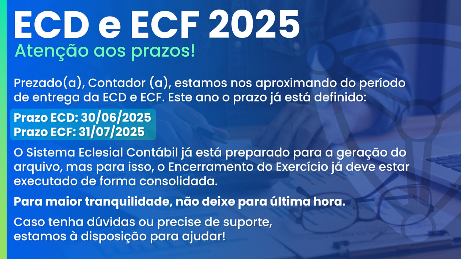 Declaração ECD e ECF 2025 - Theòs - Sistemas Eclesiais
